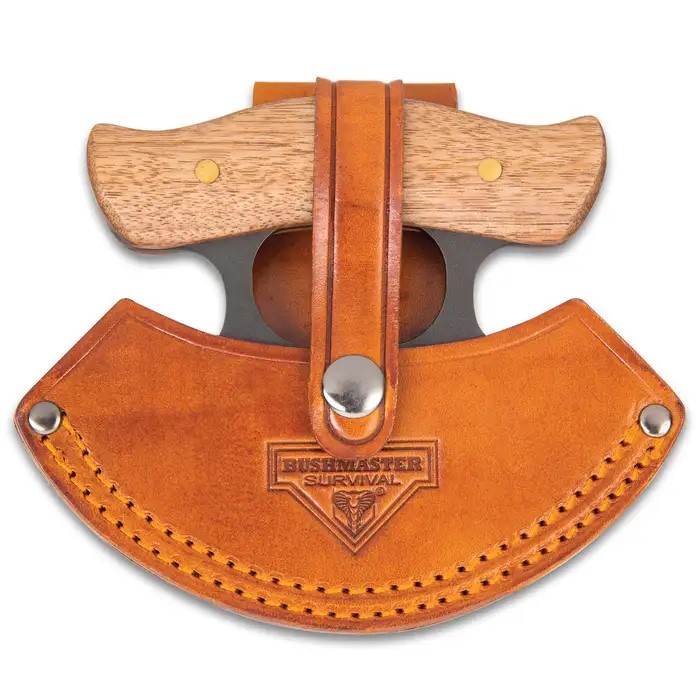 Bushmaster Ulu Bushcraft Knife And Sheath | 92889